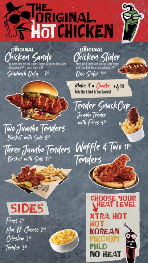 Menu - The OG Hot Chicken