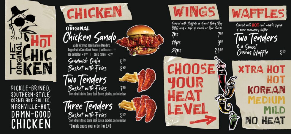 Menu - The OG Hot Chicken